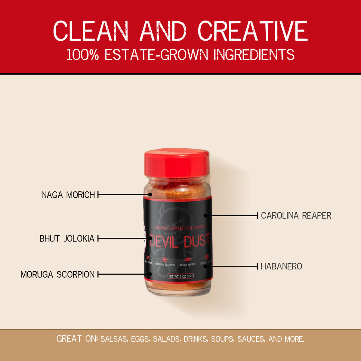 Devil Dust - Organic Super Hot Chili Powder – Ocean State Pepper Co.