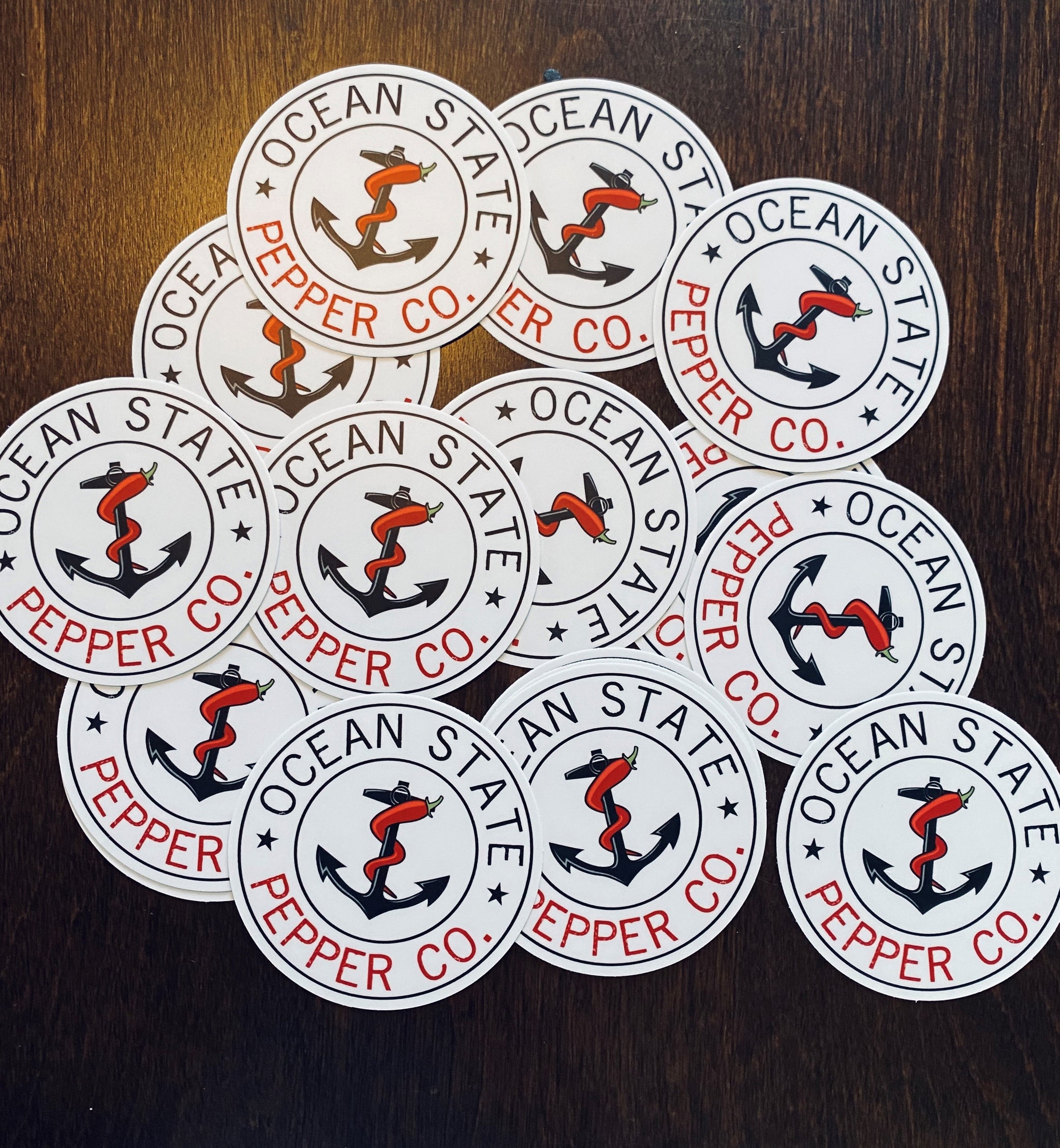 OSPC Sticker - Chili Pepper Brand Apparel – Ocean State Pepper Co.